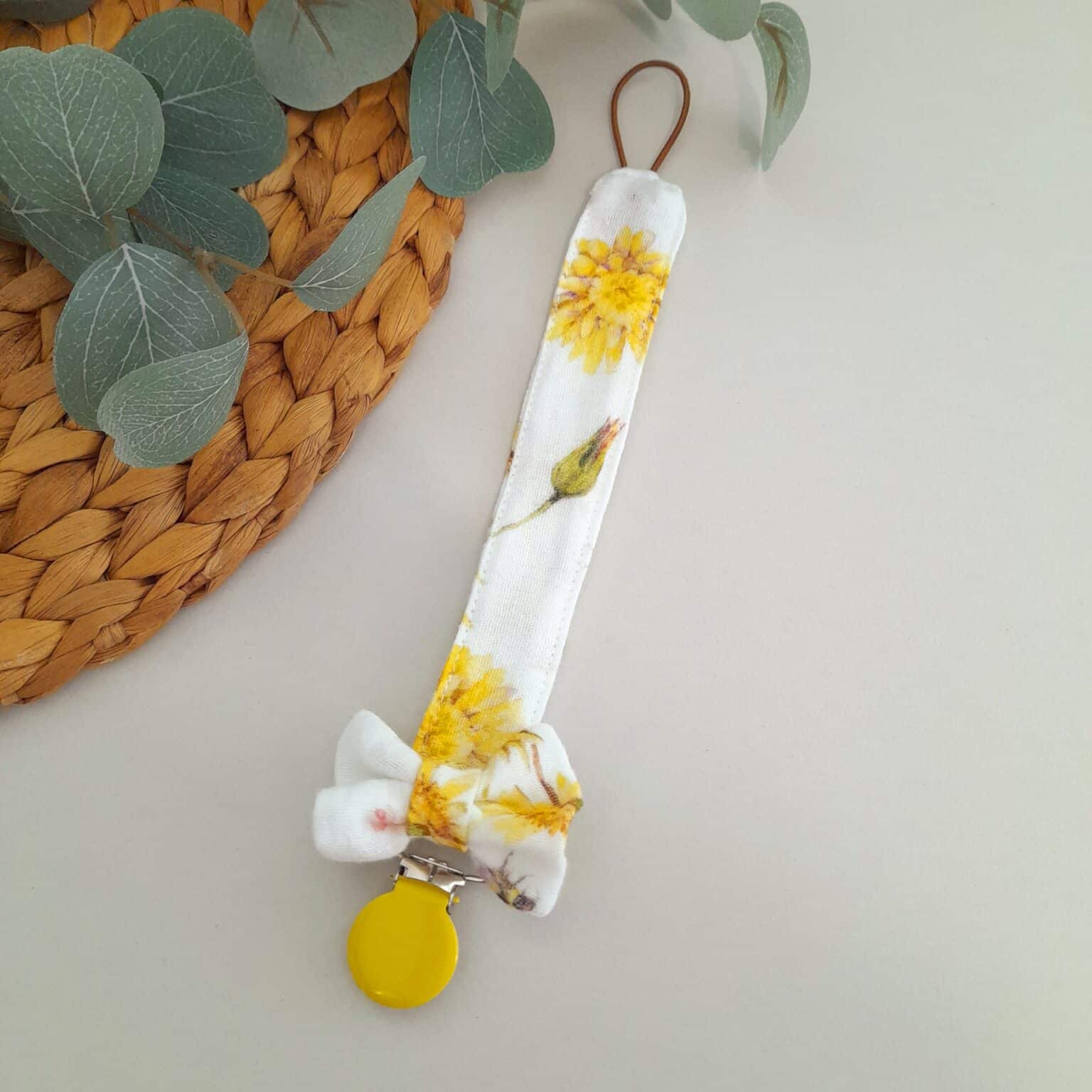 Κλιπ Πιπίλας "Sunflowers bow" - Mini Trees Games & Crafts