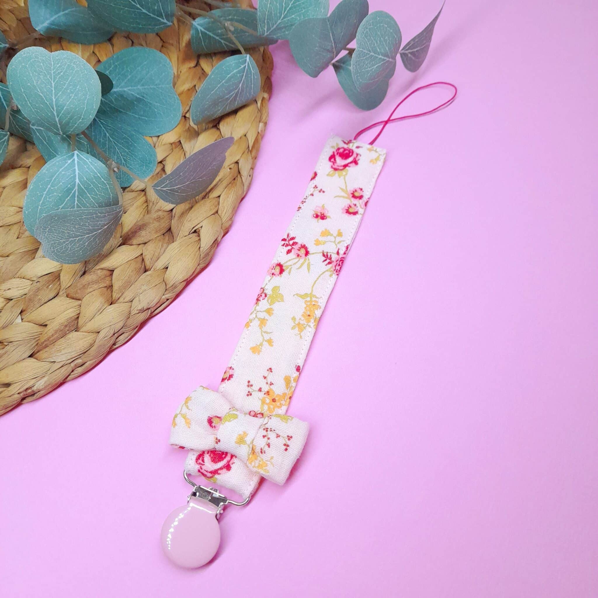 Κλιπ Πιπίλας "Roses bow" - Mini Trees Games & Crafts
